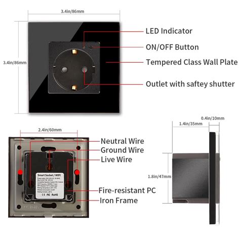 Bingoelec Zigbee Germany Socket With Power Monitor 16A