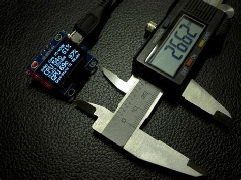 Gnat Stats Tiny OLED PC Performance Monitor Dangerous Prototypes