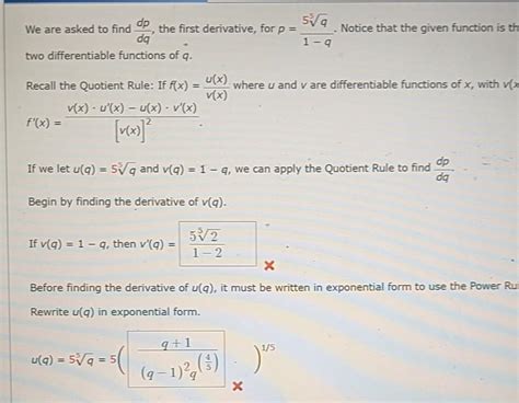 Solved Tutorial Exercise Differentiate The Function 9 Fs