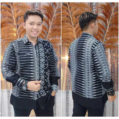 Kemeja Pria Etnik Ulos Sibolang Lazada Indonesia