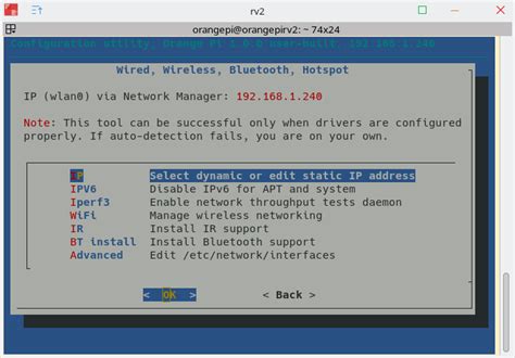 Orange Pi Rv2 Single Board Computer Running Linux Orangepi Config