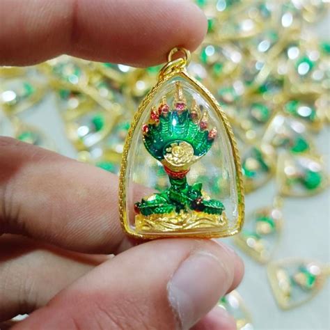 Nagas Locket จี้ห้อยคอ พญานาค 7 เศียร พญานาคราช พญานาคประทานทรัพย์ เครื่องรางแห่งความร่ำรวย By