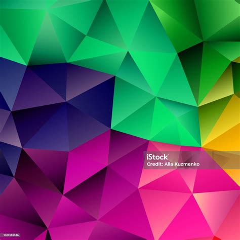 다각형 무지개 모자이크 배경 추상 로우 폴리 벡터 일러스트레이션 삼각형 패턴 복사 공간 포스터 배너 카드 전단지에 대한 삼각형과 템플릿 기하학적 비즈니스 디자인 0명에 대한