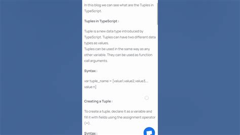 What Is Tuples In Typescript Youtube