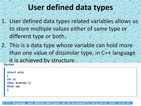 datatype in c unit 3 topic 2 ppt