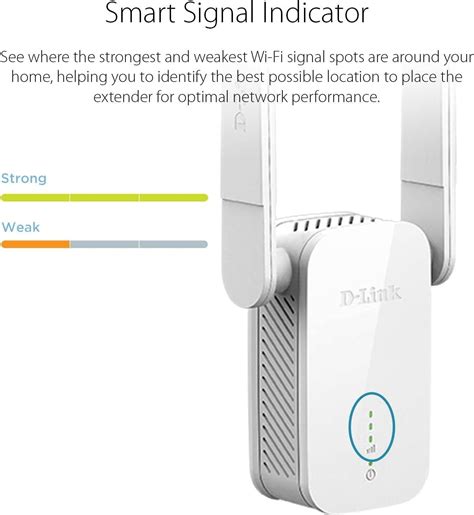 D Link AC Wi Fi Range Extender Dual Band Connectivity GHz GHz Frequency Up To