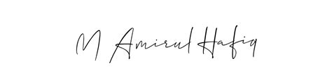 98 M Amirul Hafiq Name Signature Style Ideas Latest Esignature