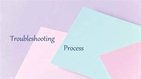 Troubleshooting Process Ppt