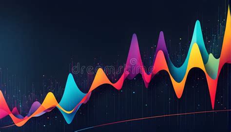 Dynamic Graph With Fluctuating Data Points In Vibrant Colors Stock Dynamic Graph With Fluctuating Data Points In Vibrant Colors Stock