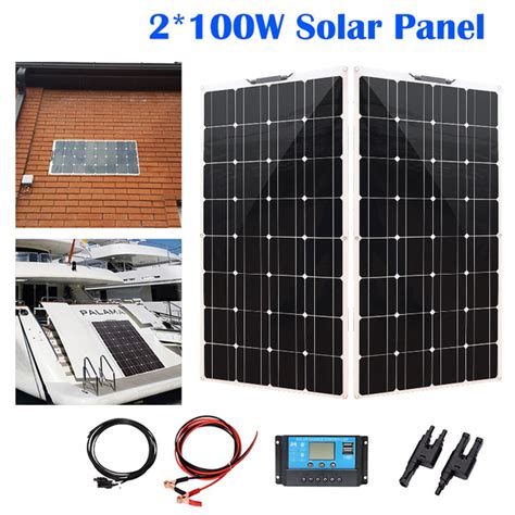 Portable Charger Photovoltaic Charger 200w2×100w Flexible