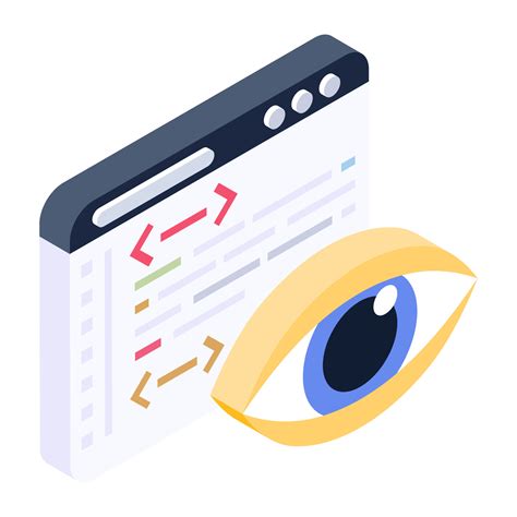 Code Monitoring Icon In Modern Style 6432162 Vector Art At Vecteezy