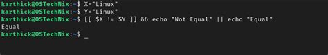 Bash Conditional Statements OSTechNix