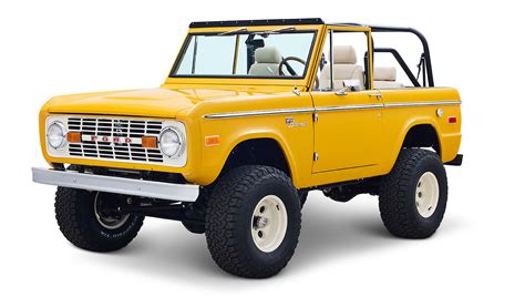 1975 Yellow Ford Bronco 1975 Classic Ford Bronco Ocean Boulevard