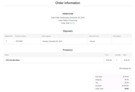 Check Order Status NopCommerce Themes Templates Extensions Plugins