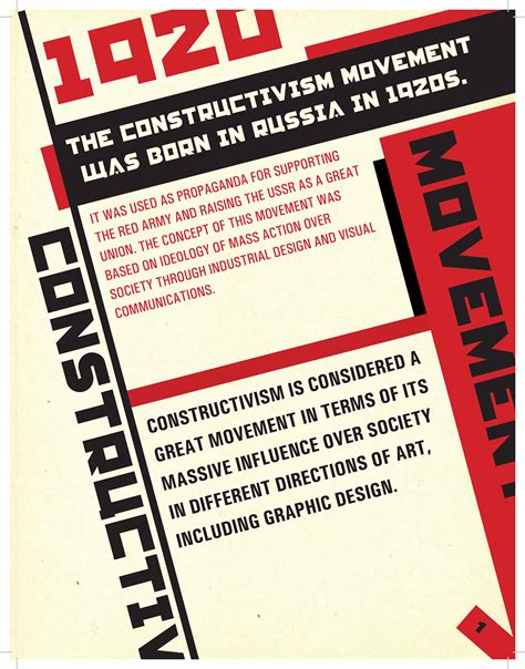 Constructivism Typography