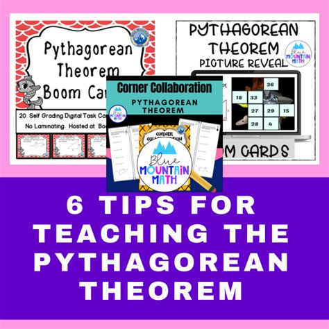 Tips For Teaching The Pythagorean Theorem Blue Mountain Math