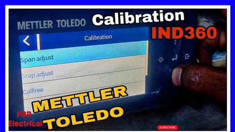 Mettler Toledo Ind360 Calibration Mettler Toledo Weighing Scale Calibration Pbrelectrical