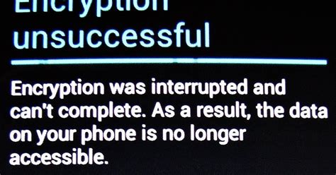 electric breadcrumbs a guide to fixing the encryption unsuccessful