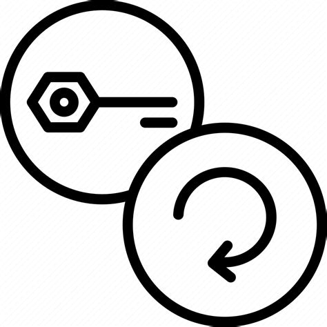 Authentication Key Password Refresh Reset Secure Update Icon