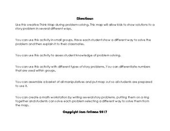 Problem Solving Think Map By Turning Point Teachers Pay Teachers