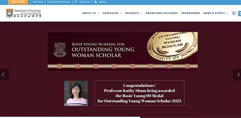 The University Of Hong Kong Department Of Psychology Kuakua Psychology Resources