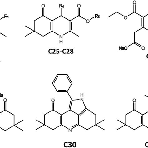 Chemical Structures Of Pyridine Derivatives Download Scientific Diagram