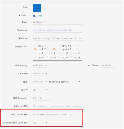VirtIO ISO Not Mounting In Windows 11 VM Engine KVM Unraid