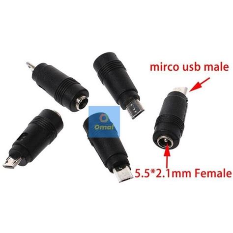 Adapter Power DC Male To Micro USB Female Male Konektor Converter Lazada Indonesia