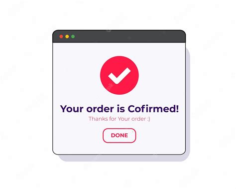 Premium Vector Our Order Is Confirmed Thank You For Your Order