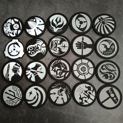 Scp Foundation Mobile Task Force Logo Reflective Patches 57 Off