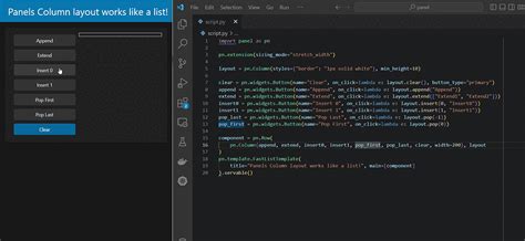 Panels Column Works Like A List Showcase Holoviz Discourse