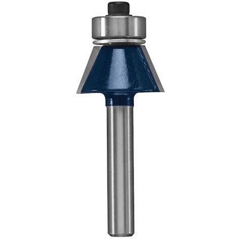 Bosch 12 In Carbide Tipped Bevel Trimmer Router Bit In The Trim Router