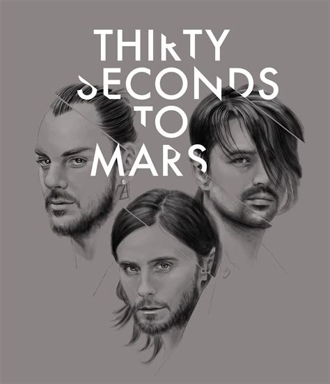 Digital Illustration Of 30 Seconds To Mars On Behance