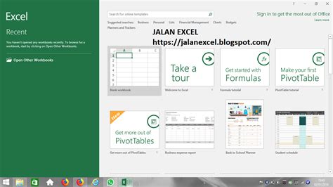Mengenal Tampilan Jendela Worksheet Ms Excel 2016