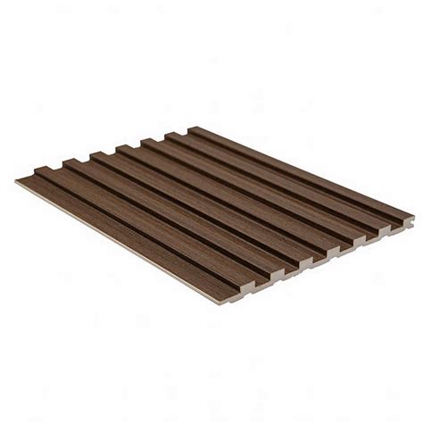 Indoor Wood Plastic Composite Cladding Fluted Wall Board