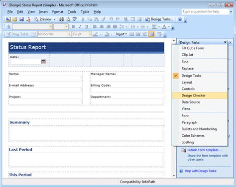 Infopath 2007 Form Templates Microsoft Infopath Form Templates Free Template Design Williamson