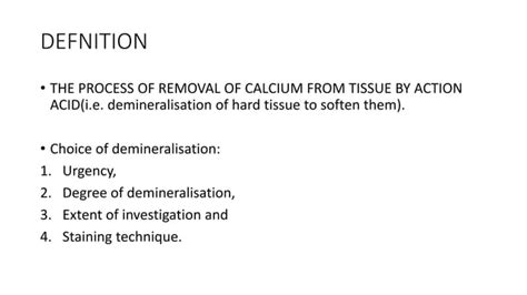 Decalcification Pptx