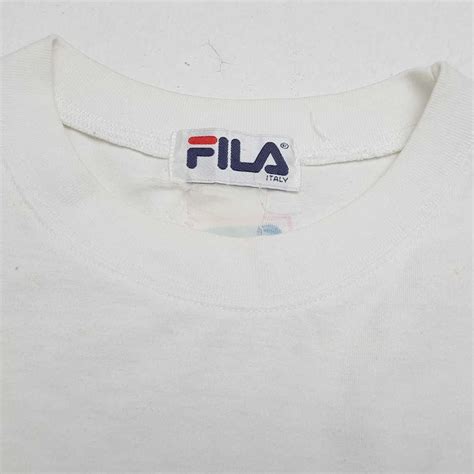 Fila × Vintage Fila Rare Center Logo Art Style Tshirt Gem