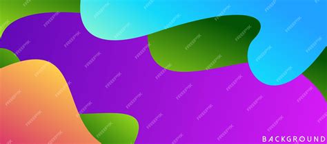 Premium Vector Abstract Colorful Shapes Background