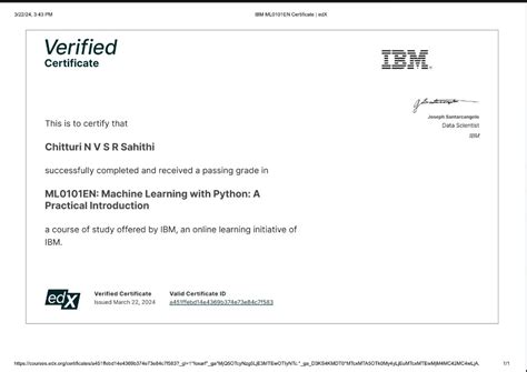 Sahithi Chitturi On Linkedin Machinelearning Python Datascience Ibm Continuouslearning Ai