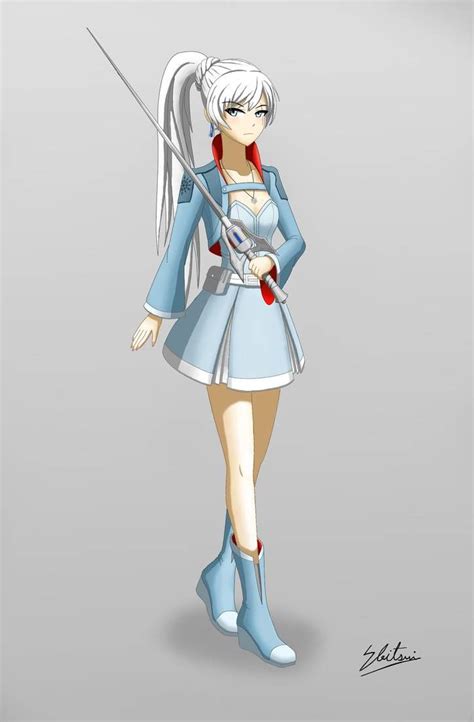 Rwby Redesign Weiss Schnee By Sbitsui On Deviantart Rwby Team Rwby