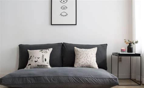 작은집 작은 공간에 어울리는 쿠션형 대방석 좌식소파 좌식쇼파 작은 집 인테리어 가구