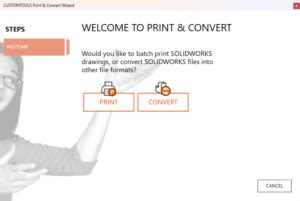 Setting Up CUSTOMTOOLS For File Conversion In SOLIDWORKS Engineers Rule