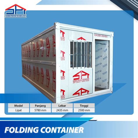 Jual Sanwa Folding Container Kontainer Struktur House Modular Office Knockdown Termurah