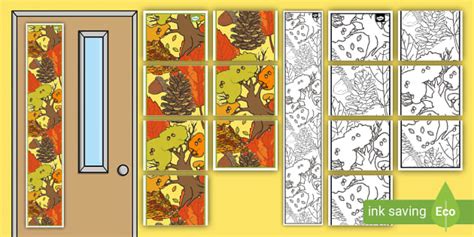 Free Autumn Vertical Door Banner Teacher Made Twinkl