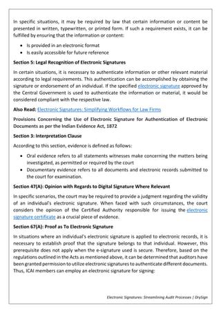 Embracing Digital Transformation Electronic Signatures For Audit Reports And Certificates Pdf