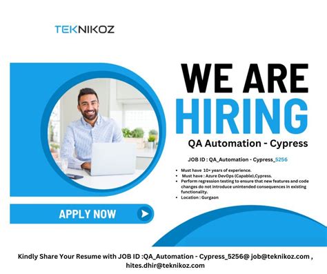 Qajobs Automationtesting Cypressautomation Hiringnow Techcareers… Teknikoz