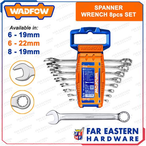 Wadfow Combination Spanner Close Open Ratchet Offset Ring Wrench Set