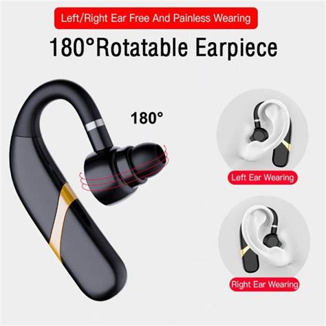 Wireless Bluetooth Ear Hook Earbud Lazada