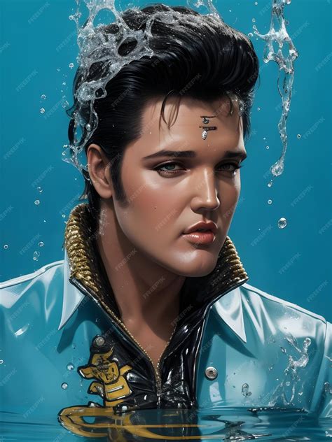 Premium Ai Image Elvis Presley Hydrodip Generated By Ai